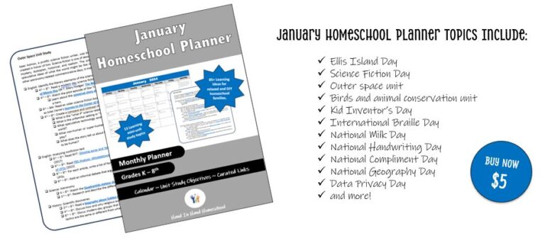 DIY January #DiscoverThis Homeschool Planner